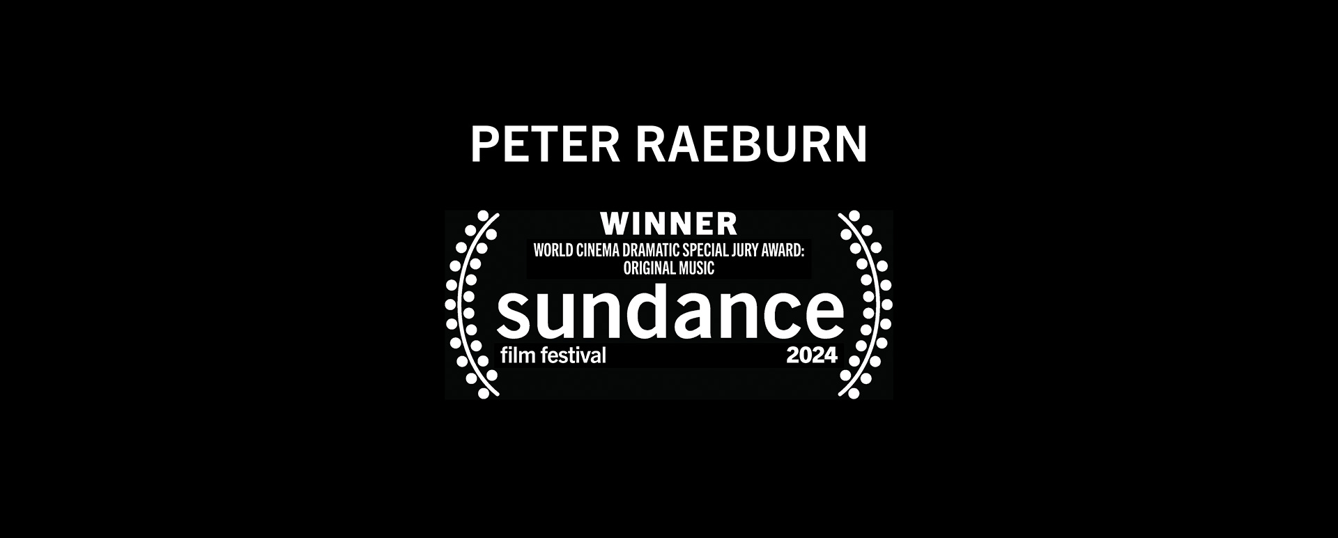 Peter Raeburn wins a special Jury Award at the Sundance Film Festival ...